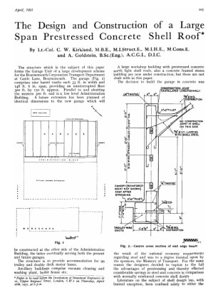 The Design and Construction of a Large Span Prestressed Concrete Shell ...
