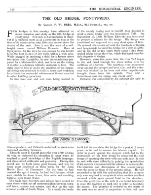 The Old Bridge, Pontypridd - The Institution of Structural Engineers
