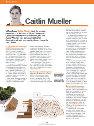Profile: Caitlin Mueller - The Institution of Structural Engineers