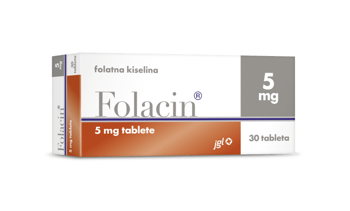 Folacin 5 mg tablets - JGL