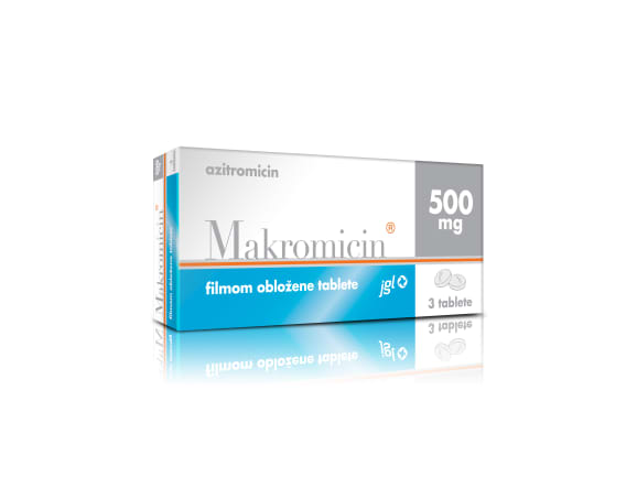 Makromicin 500 mg filmom obložene tablete - JGL