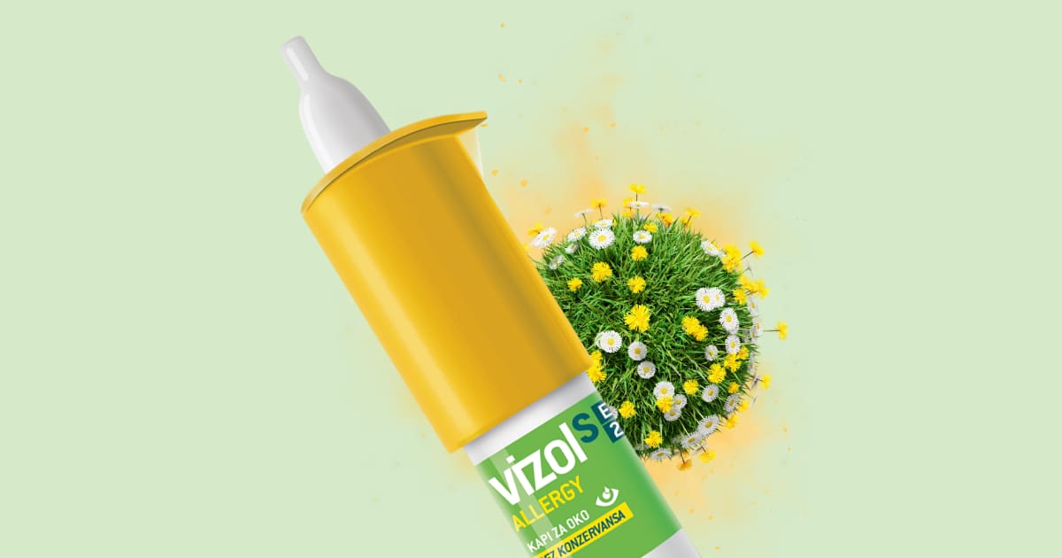 Vizol S kapi za oči od alergija