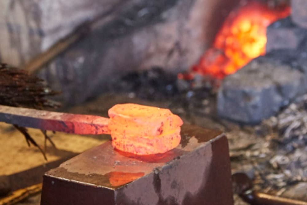 blacksmith forge for sword making