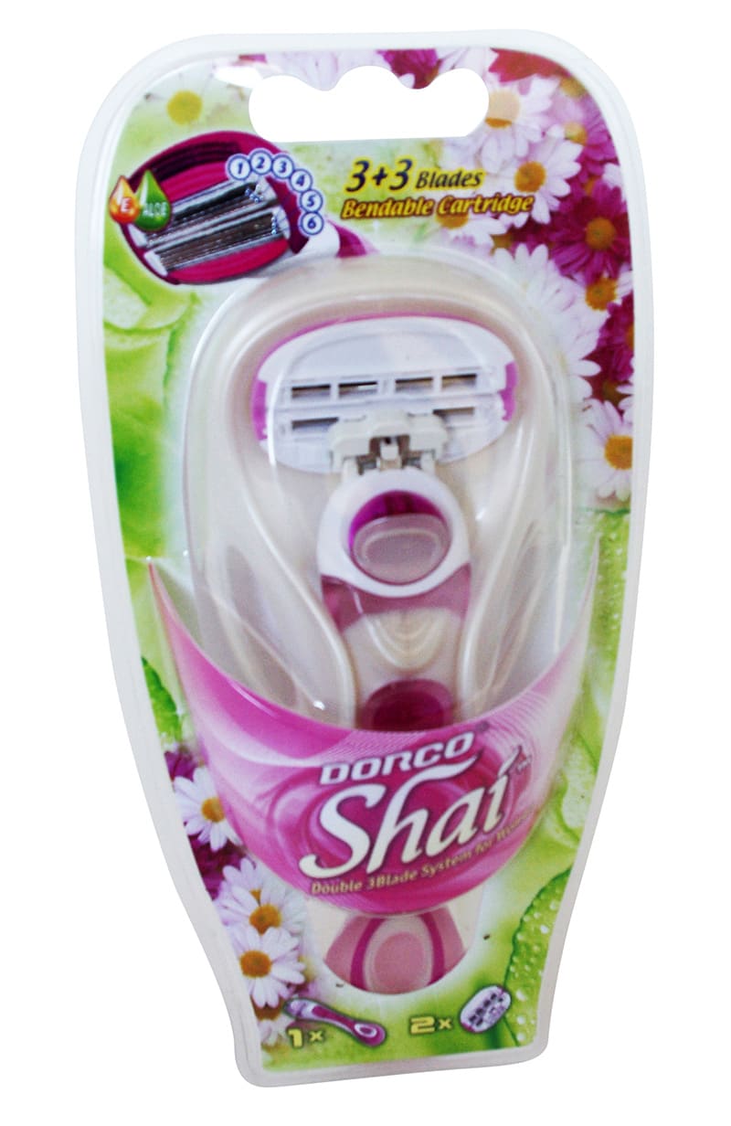 George Katsafados Ltd - DORCO Shai SET 3+3 Blades Women Body Razor ...