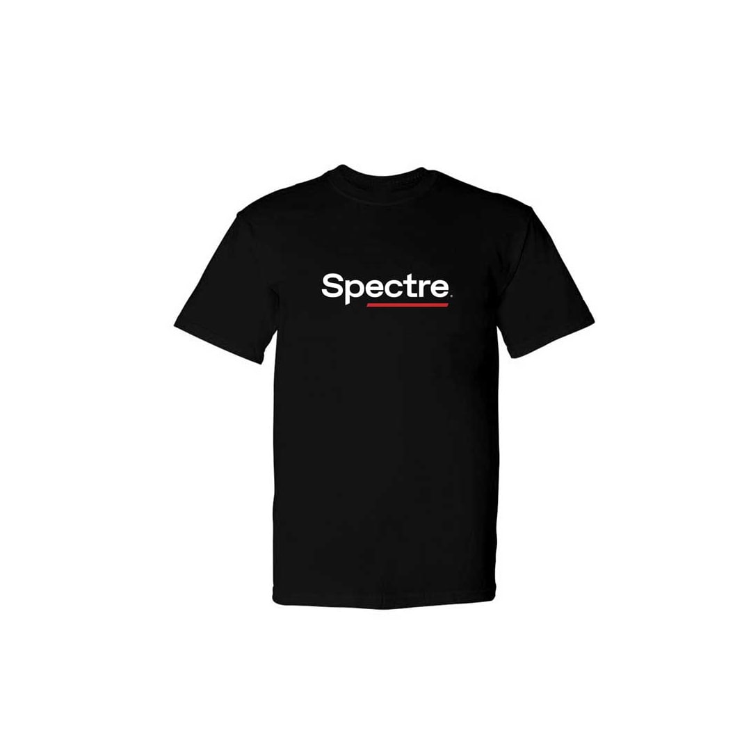Spectre 107S T-Shirt; Black, Spectre logo, Small