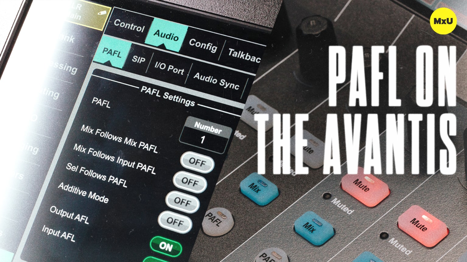 PAFL on the Avantis - MxU