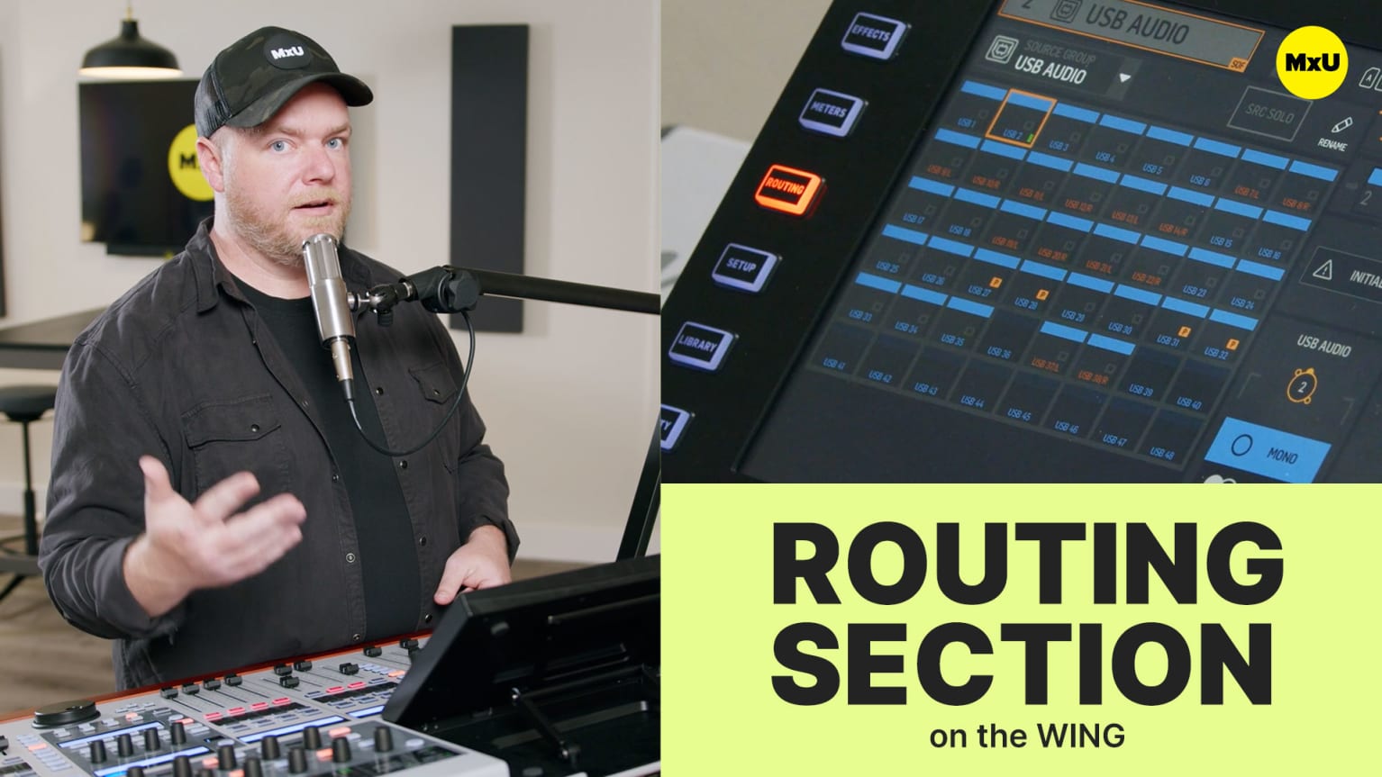 Routing Section on the WING - MxU