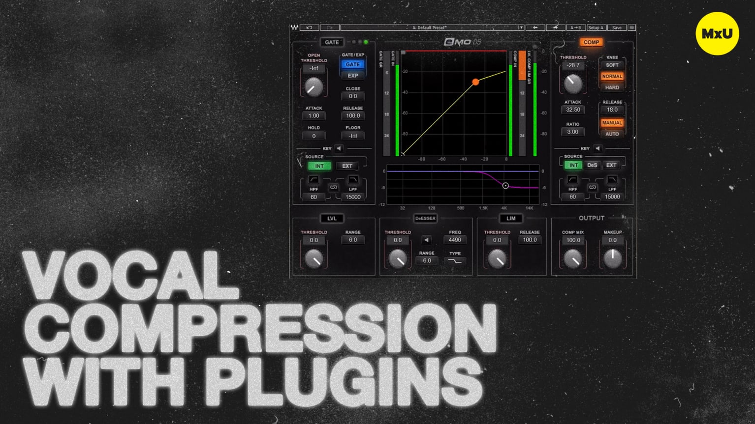 Vocal Compression with Plugins - MxU