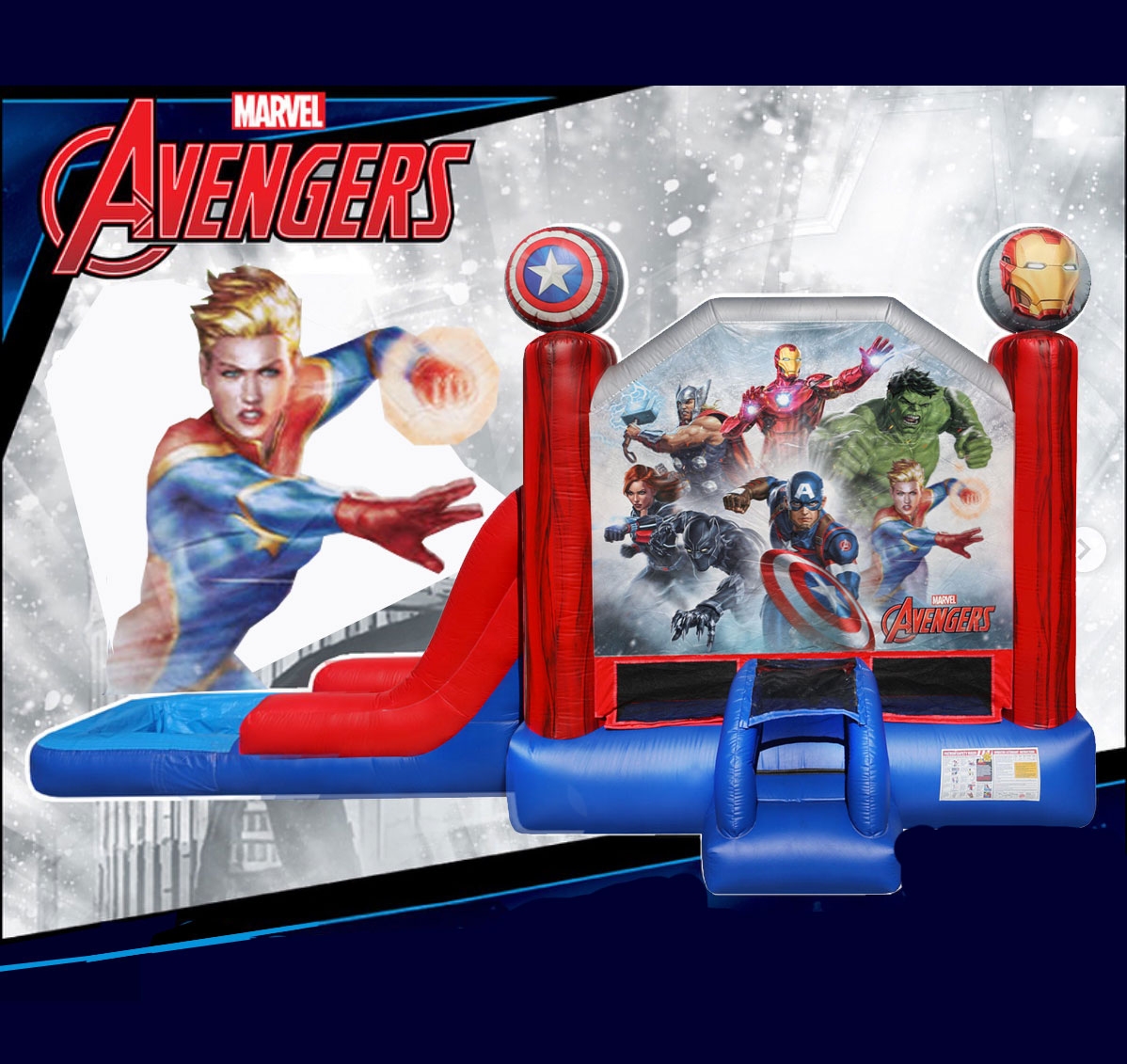 USA | Avengers Bounce House | Sky High Party Rentals