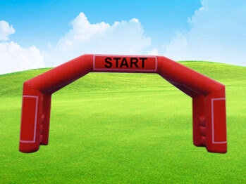 Red Inflatable Race Track Arch Rental | Sky High Party Rentals