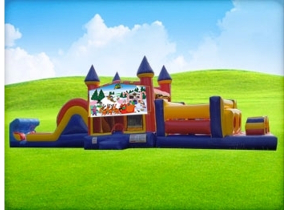 Houston, TX | Christmas Inflatable Slide | Sky High Party Rentals