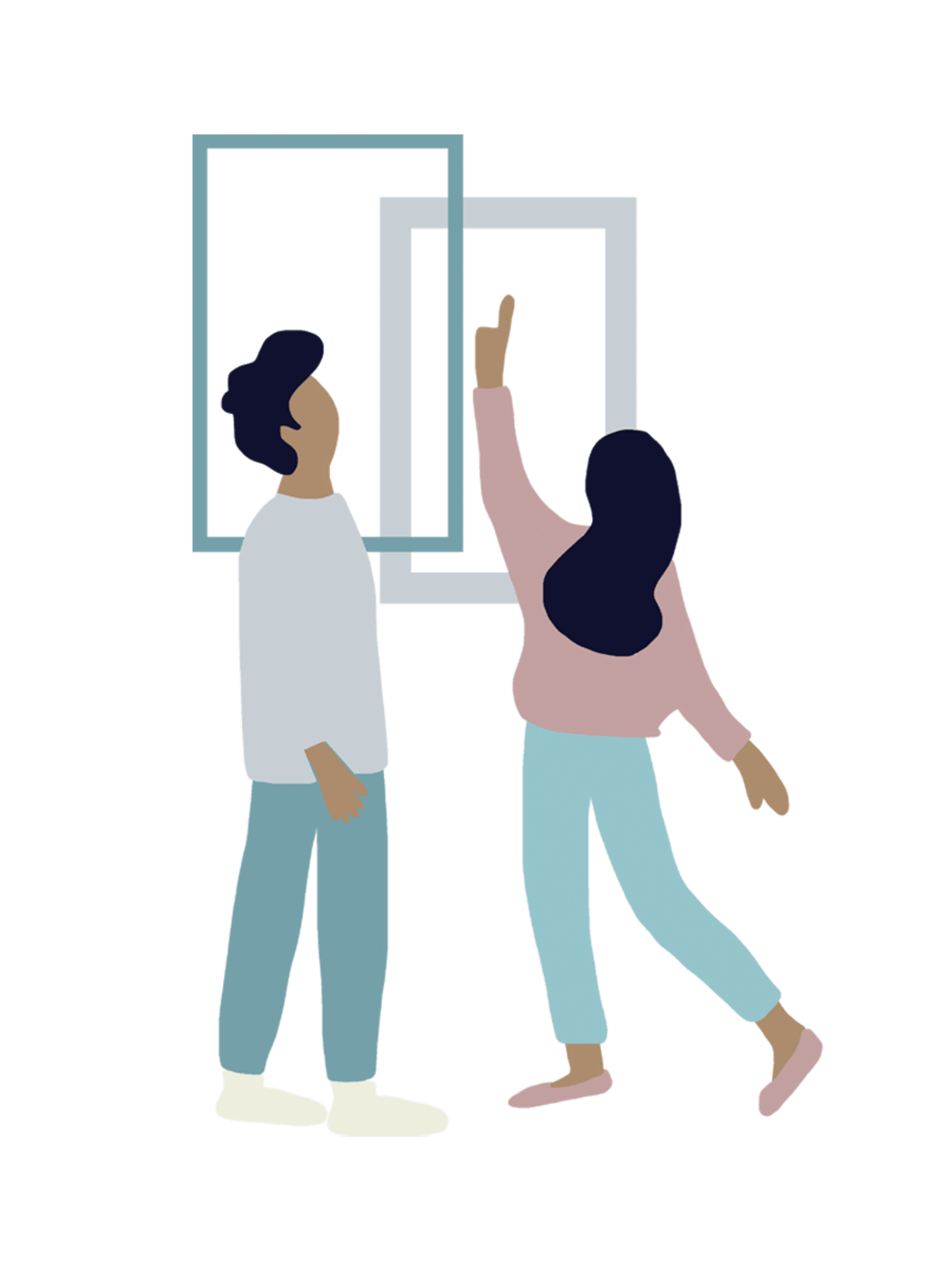 Strakke Kader - Emilia - Verno - framed, with love