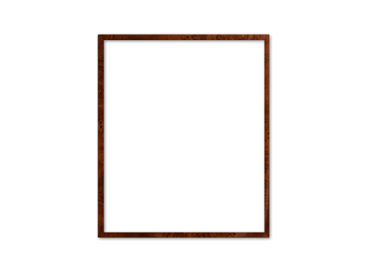 Notenhouten Kader - Jane - Verno - framed, with love